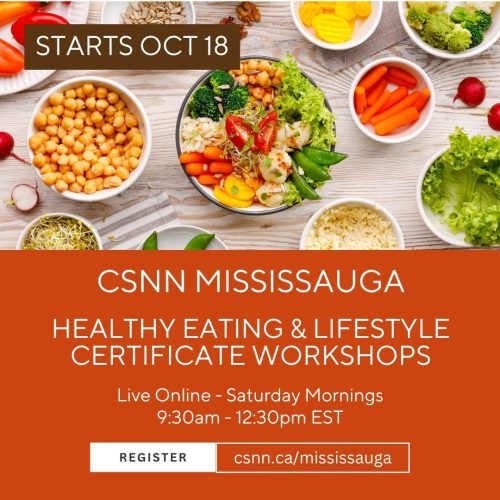 Healthy Eating & Lifestyle Certificate - CSNN Mississauga - CSNN National Page